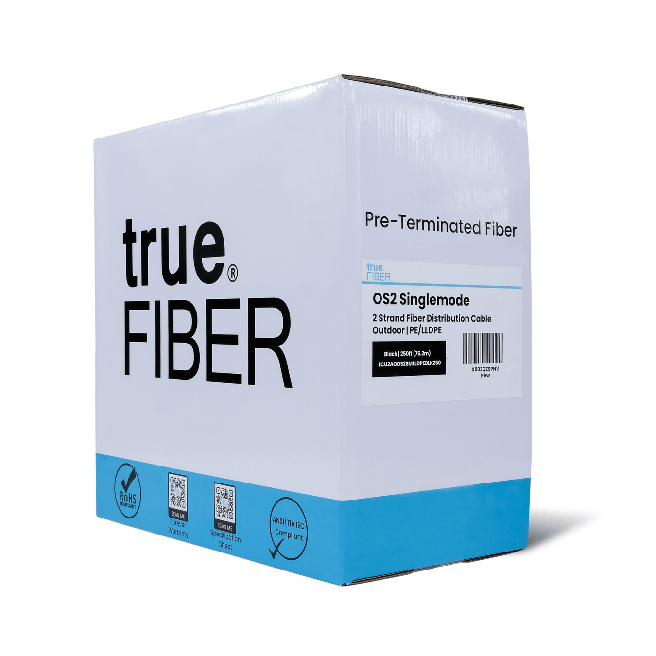 Pre-Terminated Armored Singlemode Fiber Optic Cables | trueCABLE