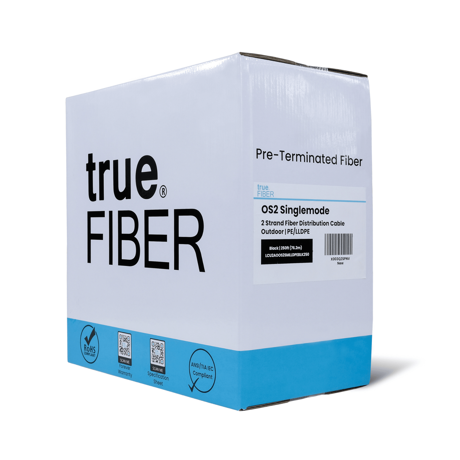 Pre-Terminated Armored Singlemode Fiber Optic Cables | trueCABLE