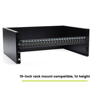 Shielded Patch Panel, 24 Port, 1U, Blank Modular