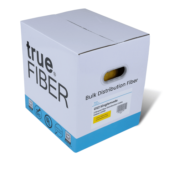 2 Strand OS2 Single Mode Indoor Fiber Cable | trueCABLE