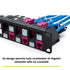 Unshielded Patch Panel, 24 Port, 1U, Staggered Blank Modular