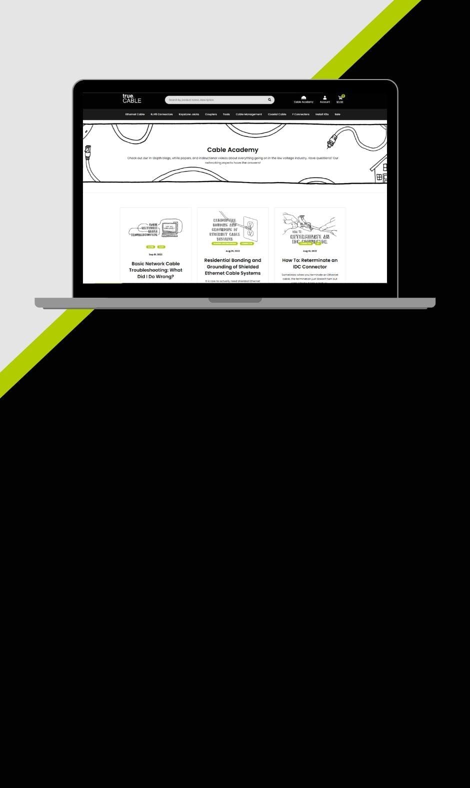 Ethernet Cable & Connector Suppliers | trueCABLE