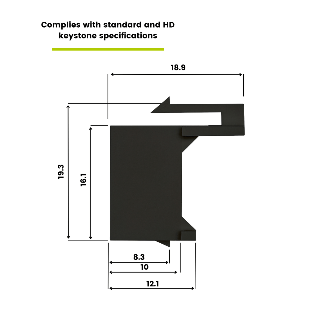 Blank Keystone Inserts