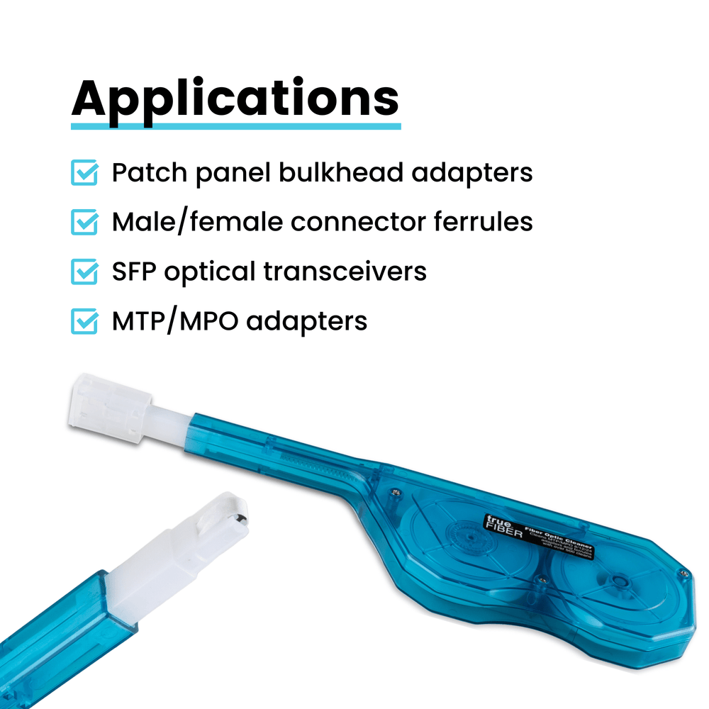 trueCLEAN MTP®/MPO High-Quality Click Cleaner | trueFIBER