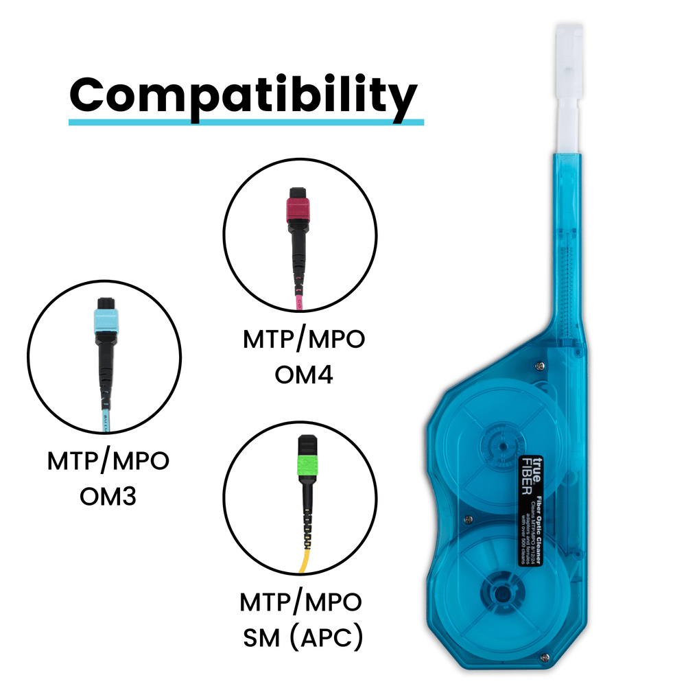 trueCLEAN MTP®/MPO High-Quality Click Cleaner | trueFIBER