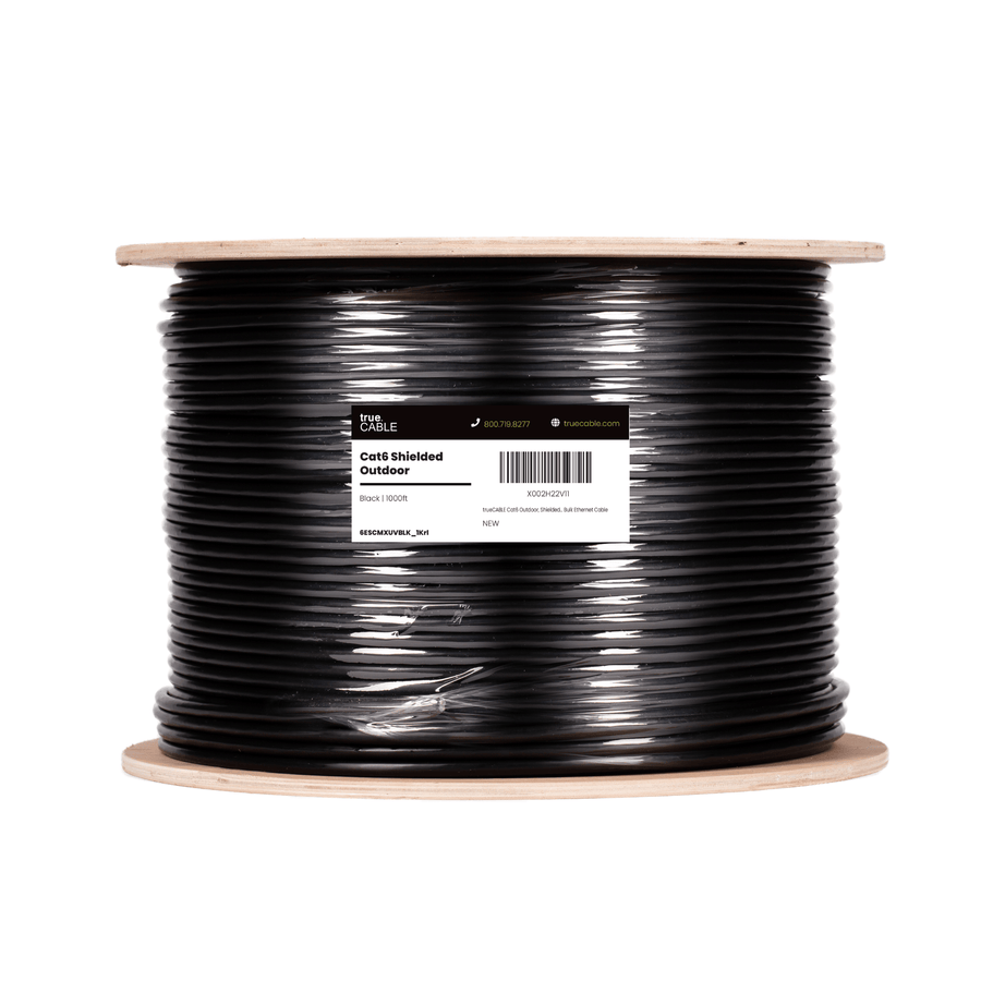 Cat6 Outdoor Shielded Bulk Ethernet Cable | trueCABLE
