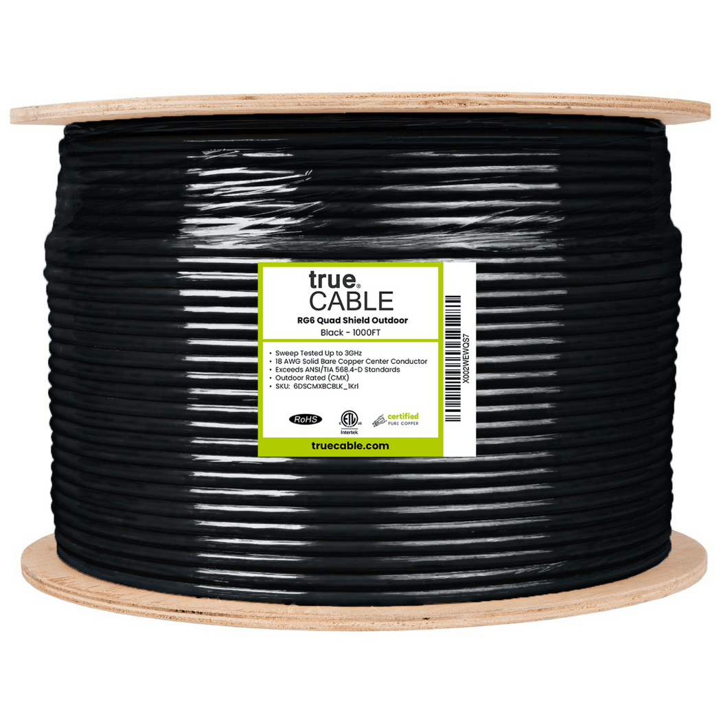 Outdoor-Rated Coax Cables - Exterior Coax Cable | trueCABLE