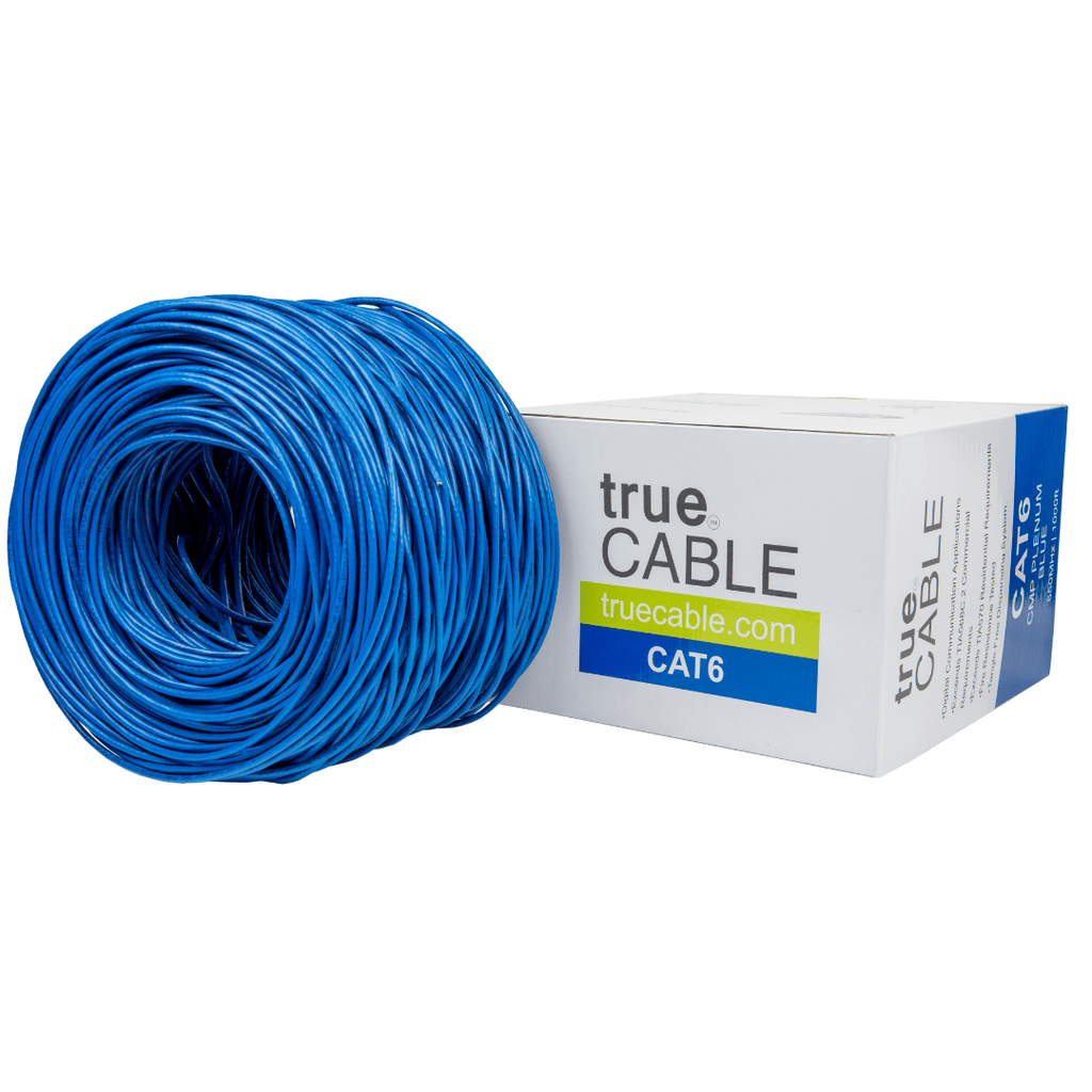 Unshielded Cat6 Plenum Ethernet Cable | trueCABLE (Free Shipping)