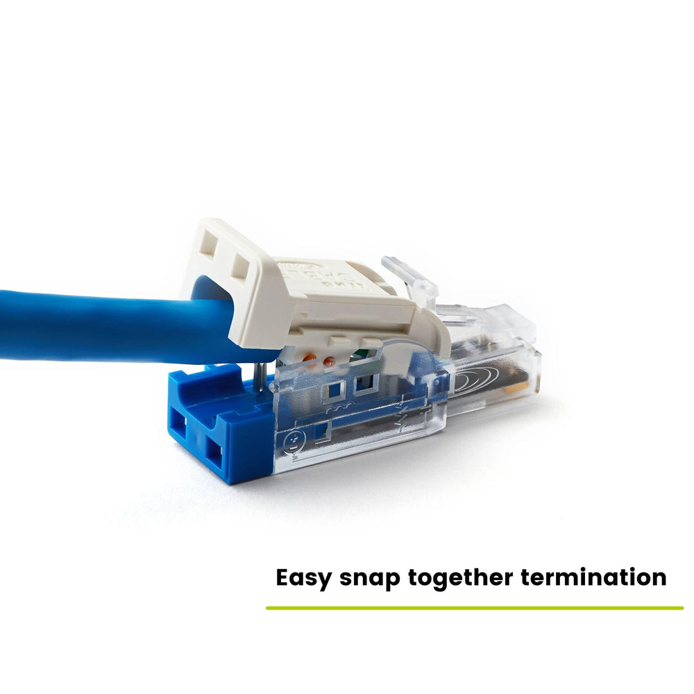 Cat6A Field Termination Plug, Unshielded | trueCABLE