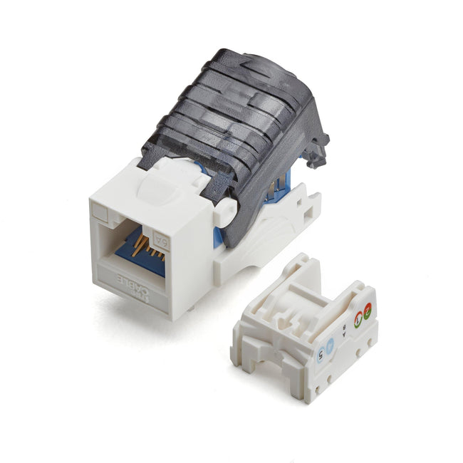 Cat6A Toolless Keystone Jack | RJ45| Unshielded | trueCABLE