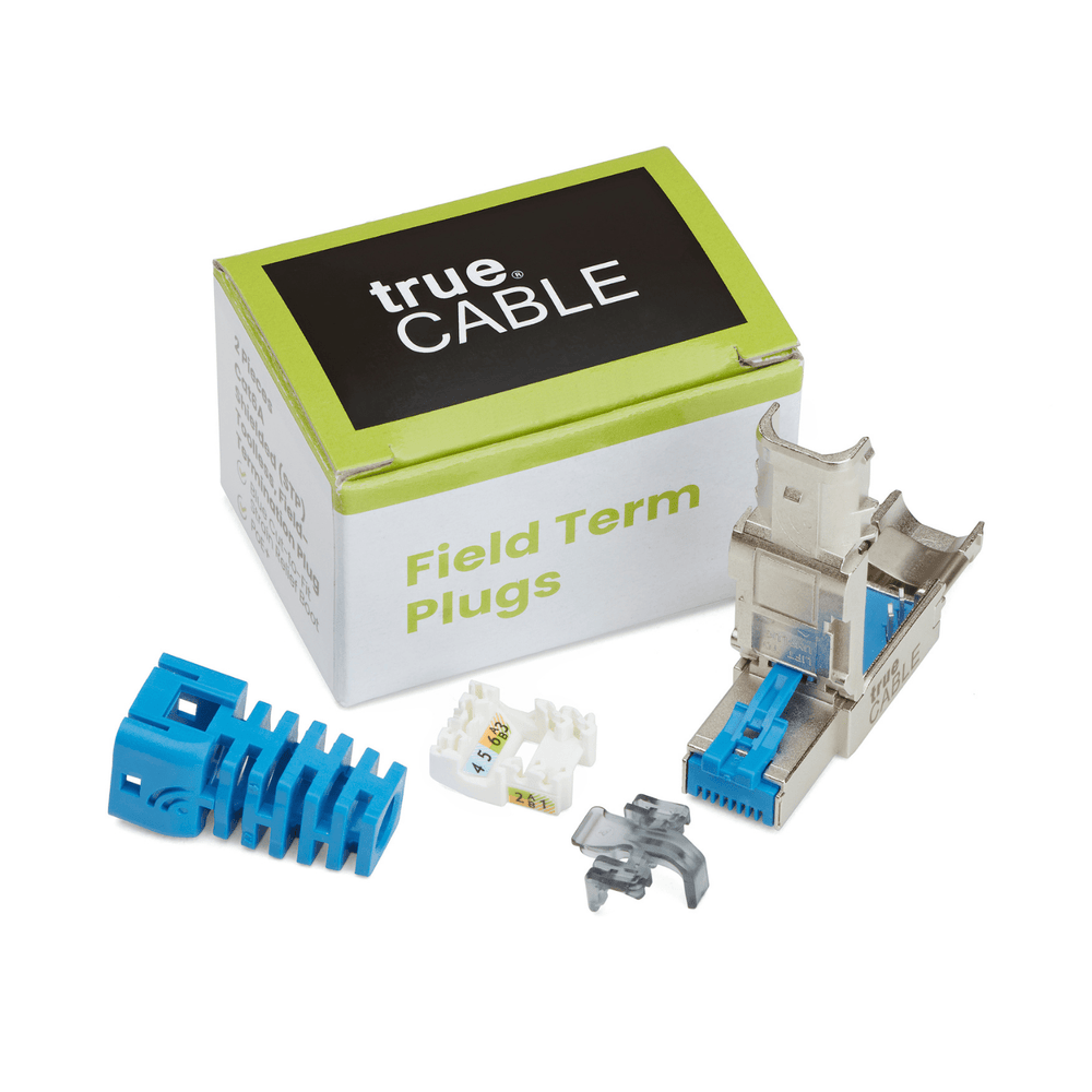 Cat6A Field Termination Plug, Shielded | trueCABLE