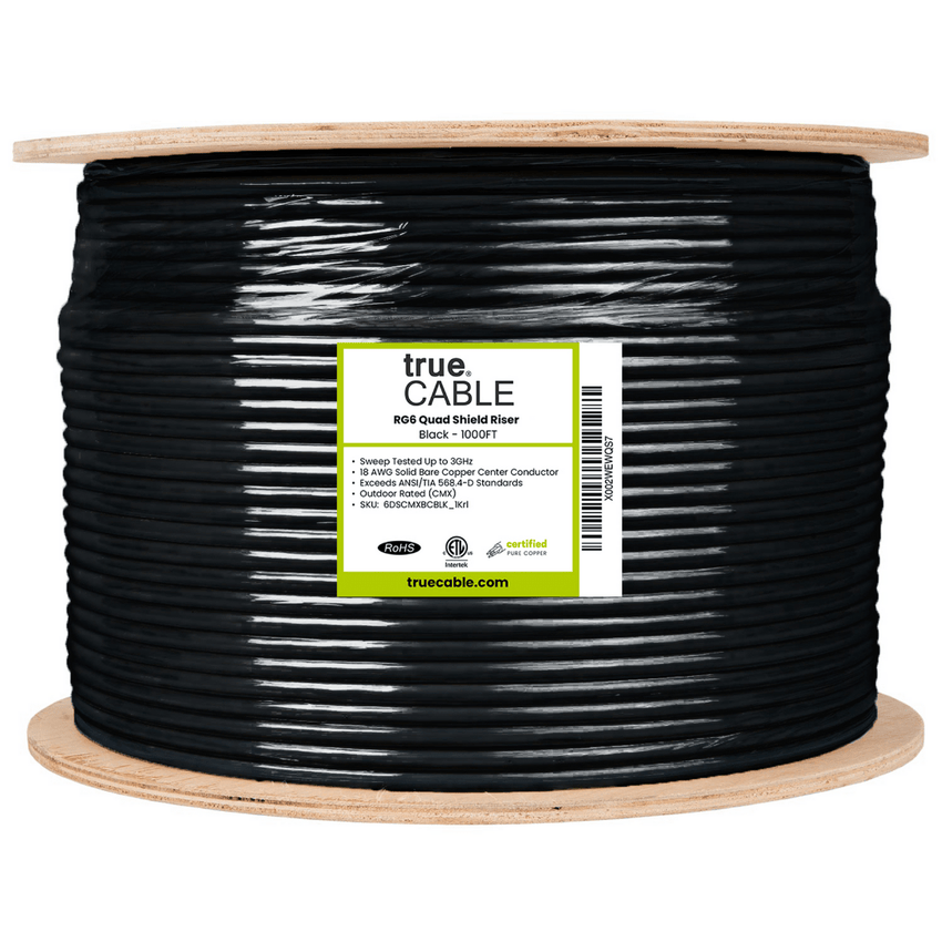 RG6 Quad Shield Riser | trueCABLE